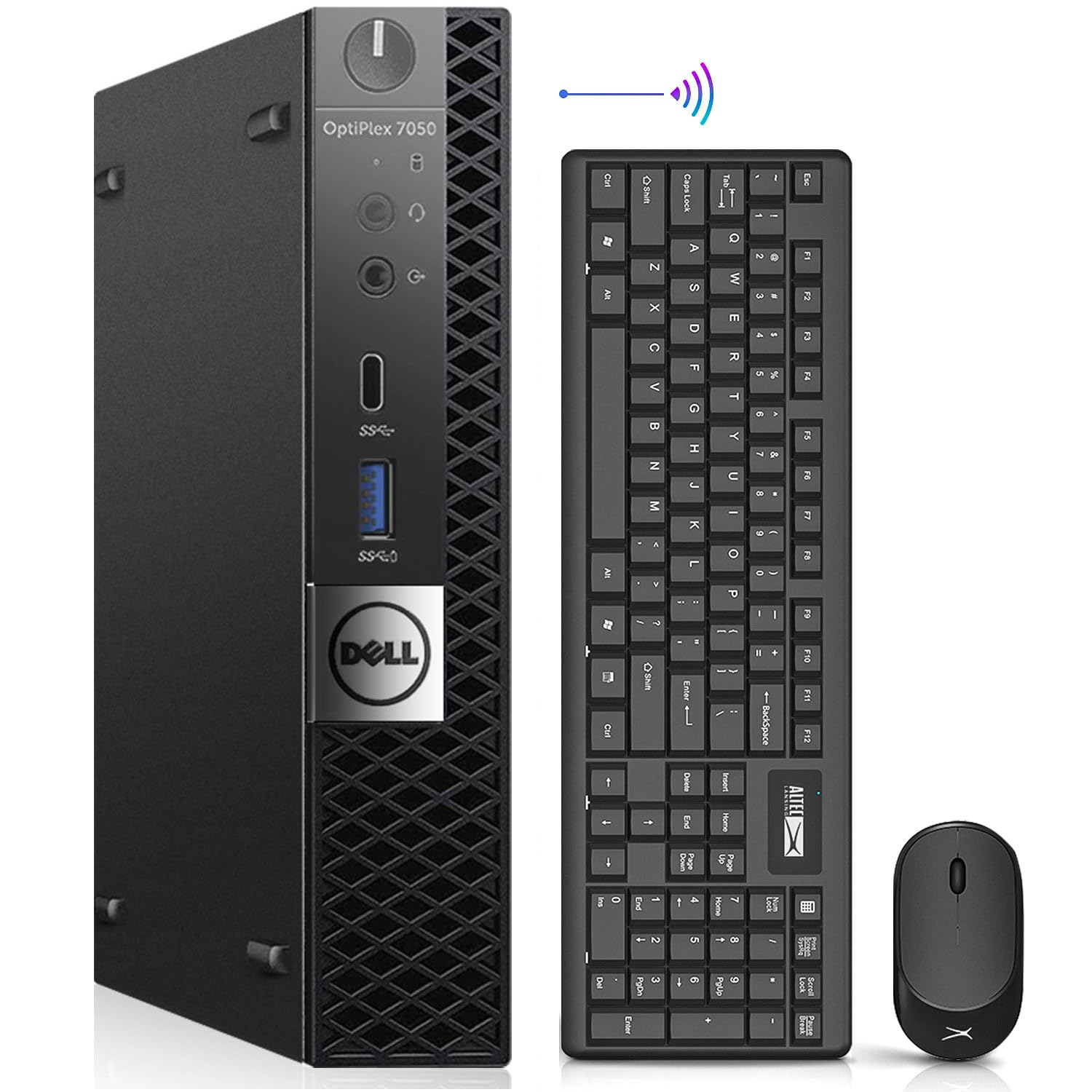 Dell Mini PC OptiPlex 7050 Mini Computers Micro PC,Intel i7-6700T 2.8GHz,32GB DDR4 Ram New 512GB M.2 NVMe SSD,AX200 Built-in WiFi 6 Bluetooth 5.2, HDMI,Refurbished Desktop,Windows 10 Pro (Renewed)