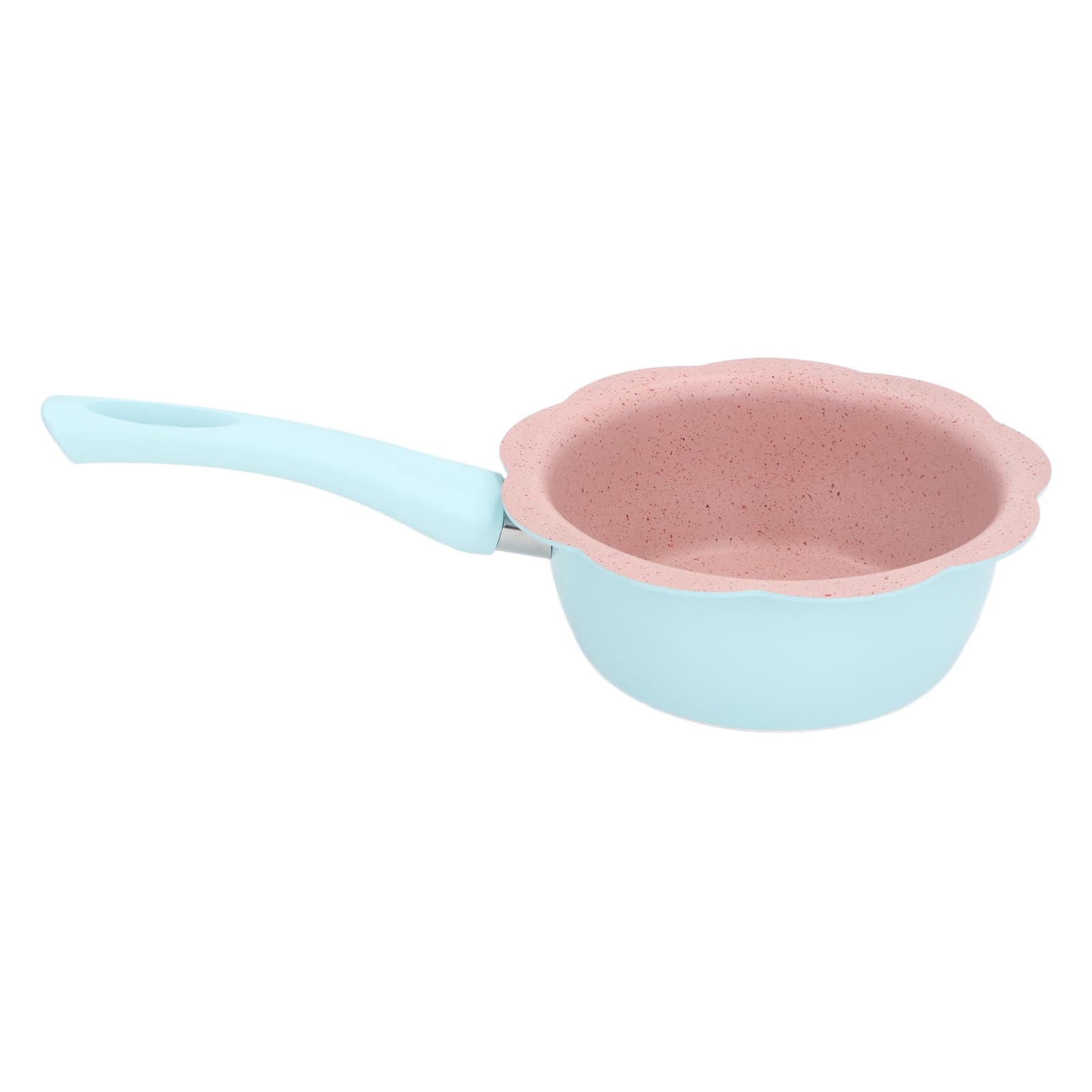 Nonstick Aluminum Alloy Sauce Pan Infant Baby Food Cooking Pot, Steaming Basket Visible Lid (Type 2)