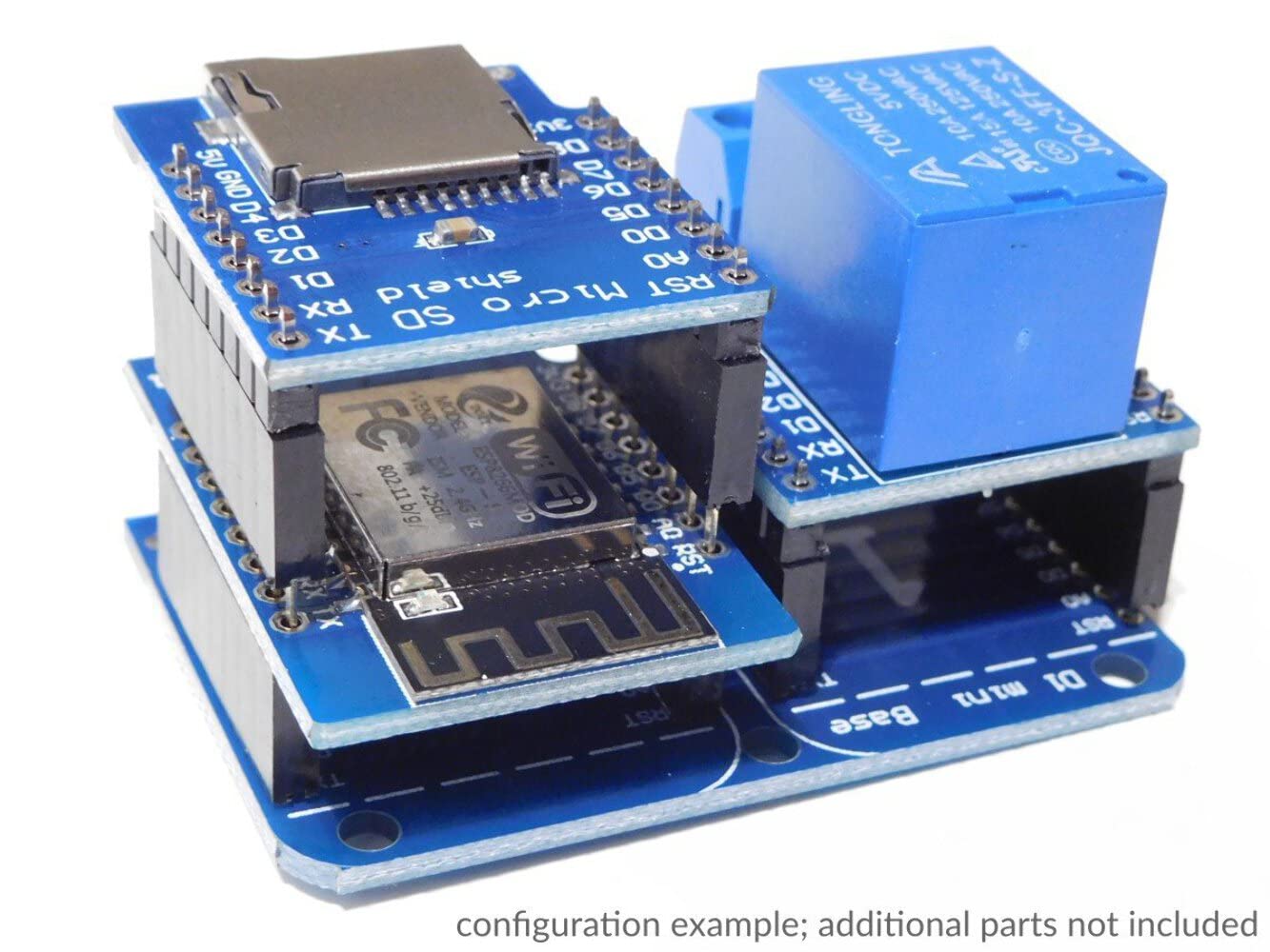 CANADUINO® 3 x WEMOS D1 Mini Compatible ESP8266 Dual Base