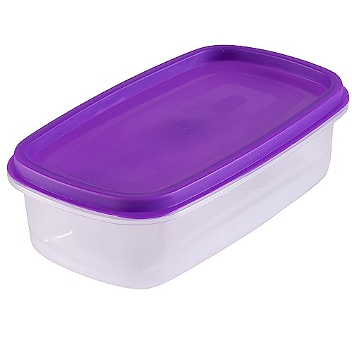 Kitchen Details 14 Piece Food Storage Container Set | Nested | 7 Containers and 7 Lids | Stackable | BPA Free | Dishwasher & Freezer Safe | 7 Sizes | Rainbow