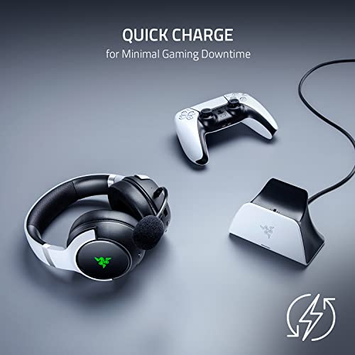 Razer Quick Charging Stand for PlayStation 5: Quick Charge - Curved Cradle Design - Matches PS5 DualSense Wireless Controller - One-Handed Navigation - USB Powered - Pink (Controller Sold Separately)