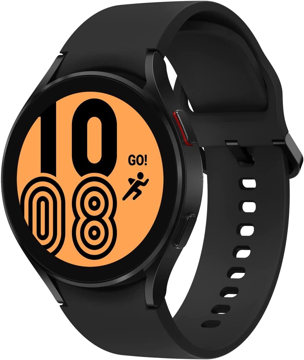 Samsung Galaxy Watch 4 Smartwatch 44mm with Extra Band Included, Bluetooth / Wifi Only, Black (SM-R870NZKCXAA)