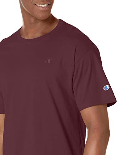 Champion mens Classic Jersey Tee Shirt, Maroon, XX-Large US