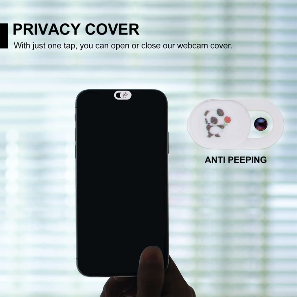 SOLUSTRE 12pcs Camera Cover Computer Webcam Slider Computer Webcam Cover Webcam Slider Cover Laptop Webcam Slider Laptop Webcam Cover Computer Laptop Computer Lens Cover abs Cartoon Flowers
