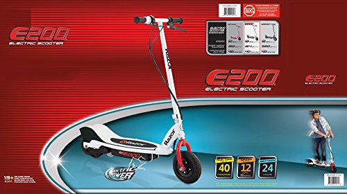 Razor E200 Electric Scooter - White