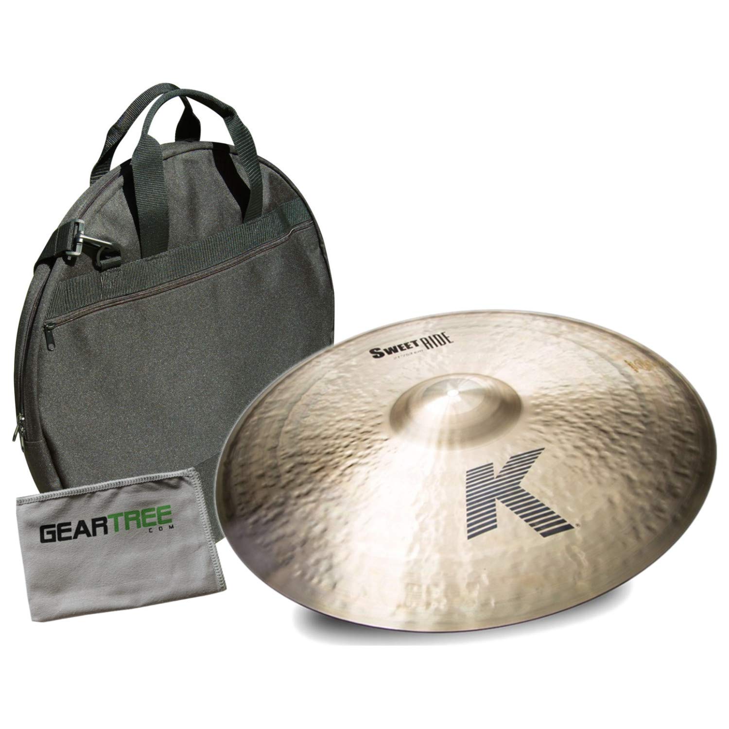 Zildjian K0731 21in K Zildjian Sweet Ride Cymbal Bundle w/Bag and Cloth