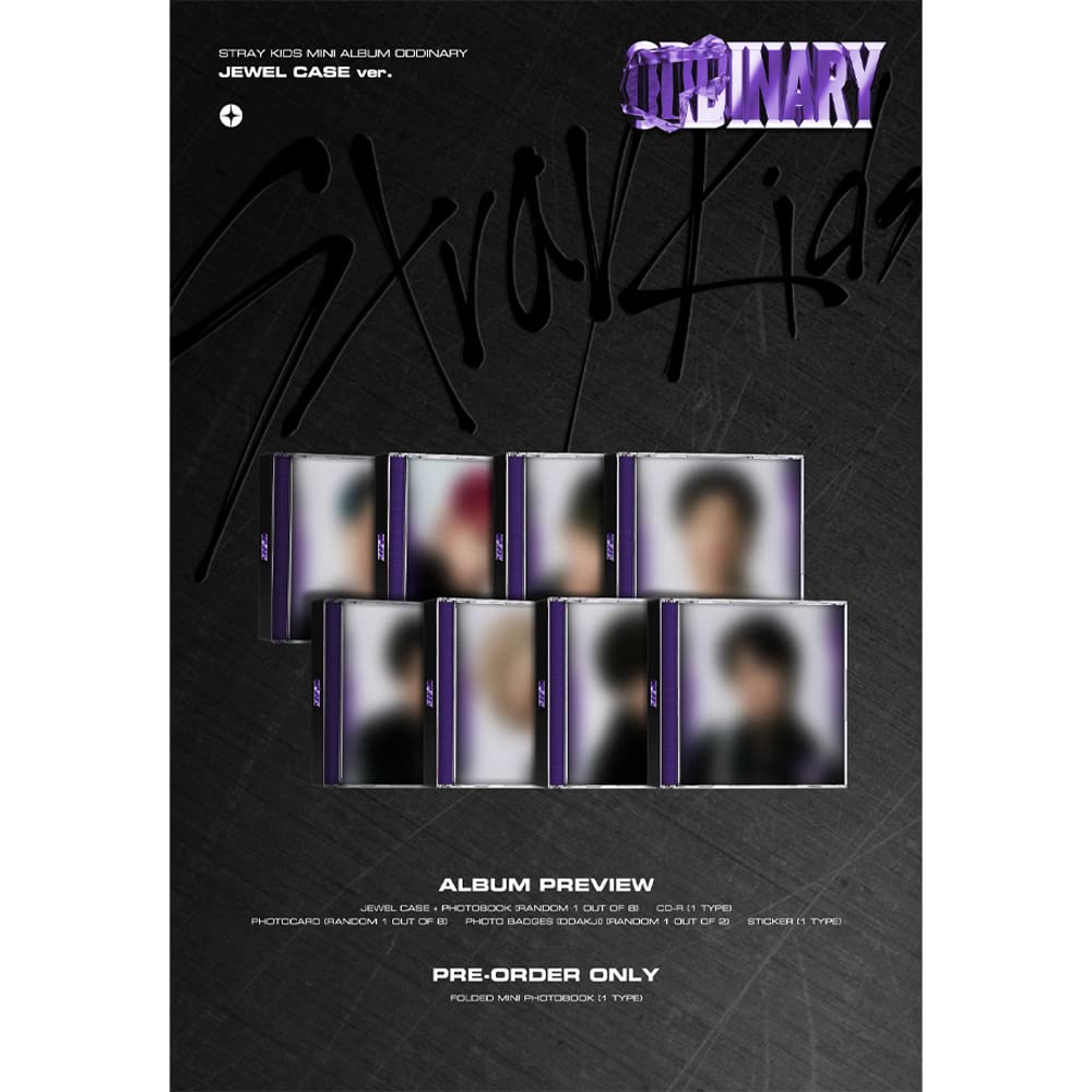 Dreamus Stray Kids - ODDINARY JEWEL CASE ver. (HYUNJIN ver.) (JYPK1355)