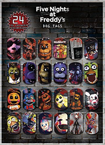 Officially Licensed Five Nights At Freddy's Dog Tags Necklace Mystery Pack 3-Pack "Contains 3 Random Dog Tag Necklaces"
