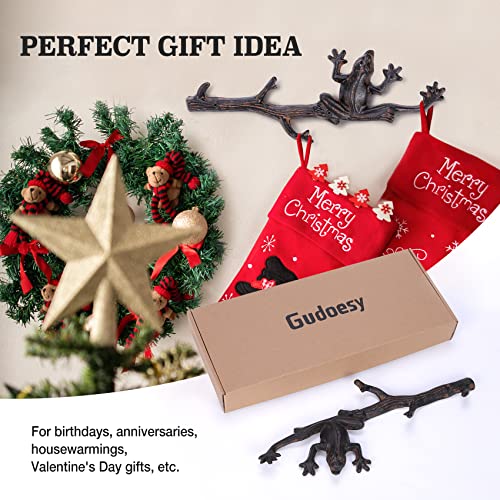 Gudoesy Wall Hooks,Decorative Wall Hooks,Rustic Decorative Coat Hooks for Hanging