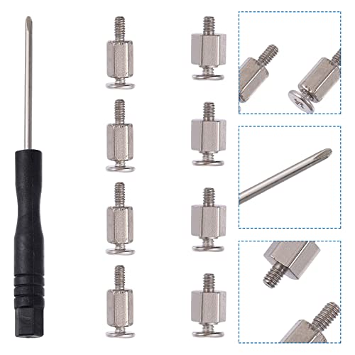 DIKACA Laptop Stand Laptop Stand Laptop Stand 1 Set Stainless Compute Fixing for Ssd Steel Standoff Hex Mounting M Nut Screw Kit Accessory Replacement Computer Computer Holder Laptop Mount Laptops