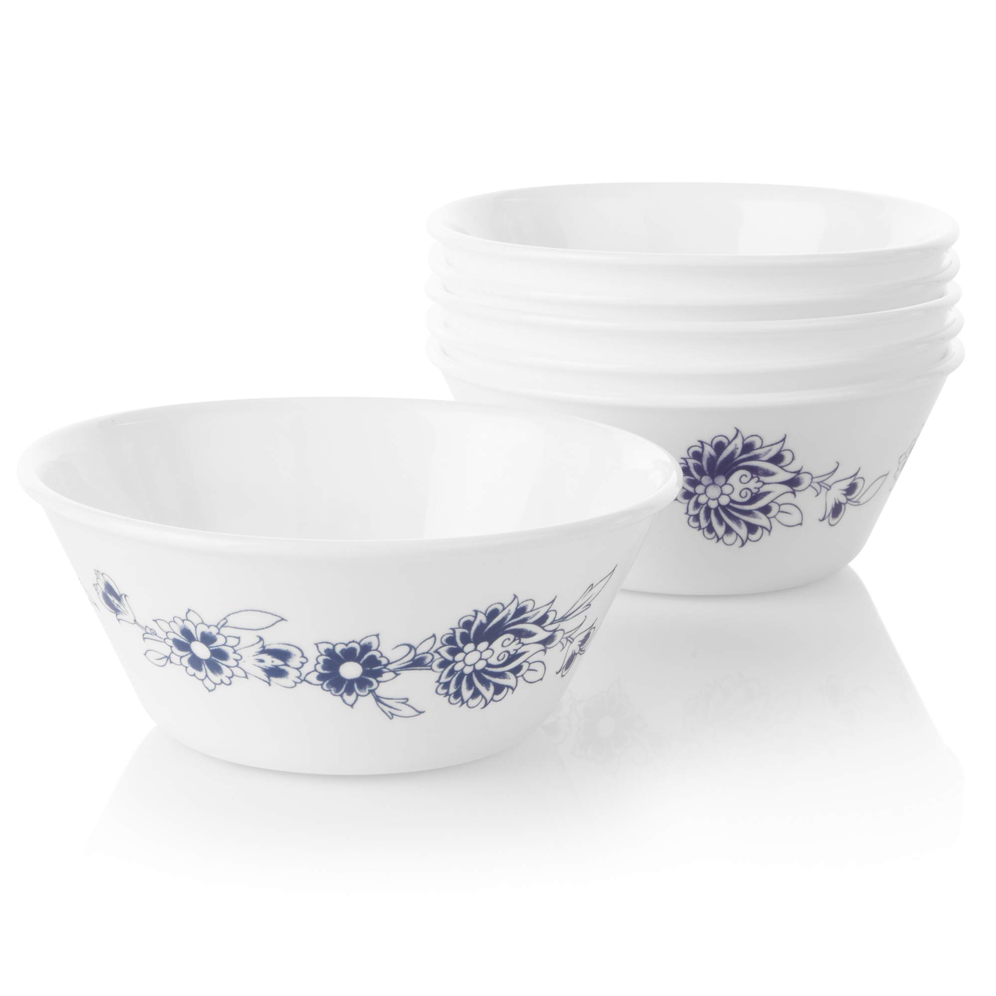 Corelle Boutique Bowl Indigo Blooms 21.5oz (635ml) 6 Pack