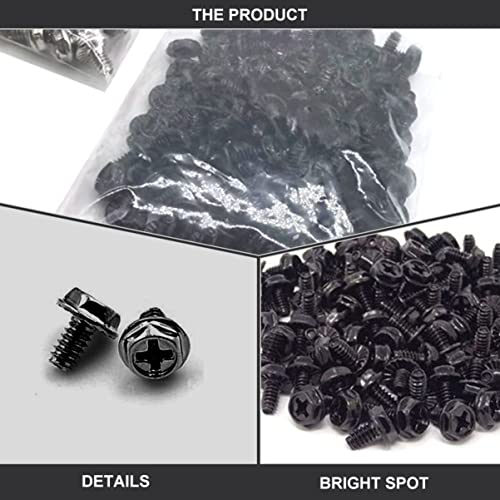 DIKACA Screws 300 pcs pci Fastener PSU Power Screw Round Computer Replacement I for Fixing Metal Slot Head Accessory Mounting Case Case Pc Computers