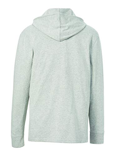 Champion, Midweight, Soft and Comfortable T-Shirt Hoodie for Men, Oxford Gray Script, Large