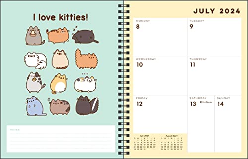 Pusheen 16-Month 2023-2024 Weekly/Monthly Planner Calendar