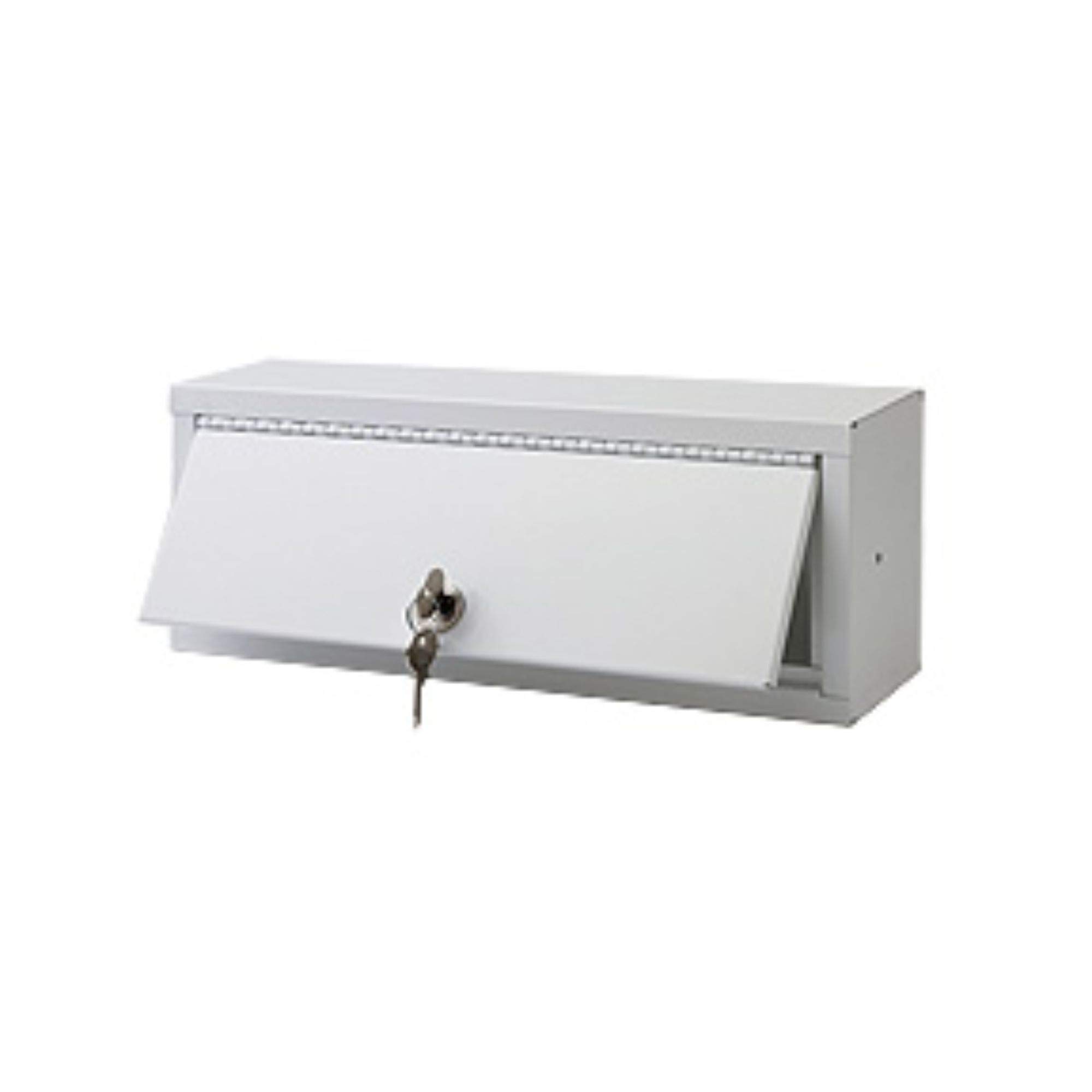 Ketcham Lockable Medicine Box, 13 x 5 in, Clear, LB-3