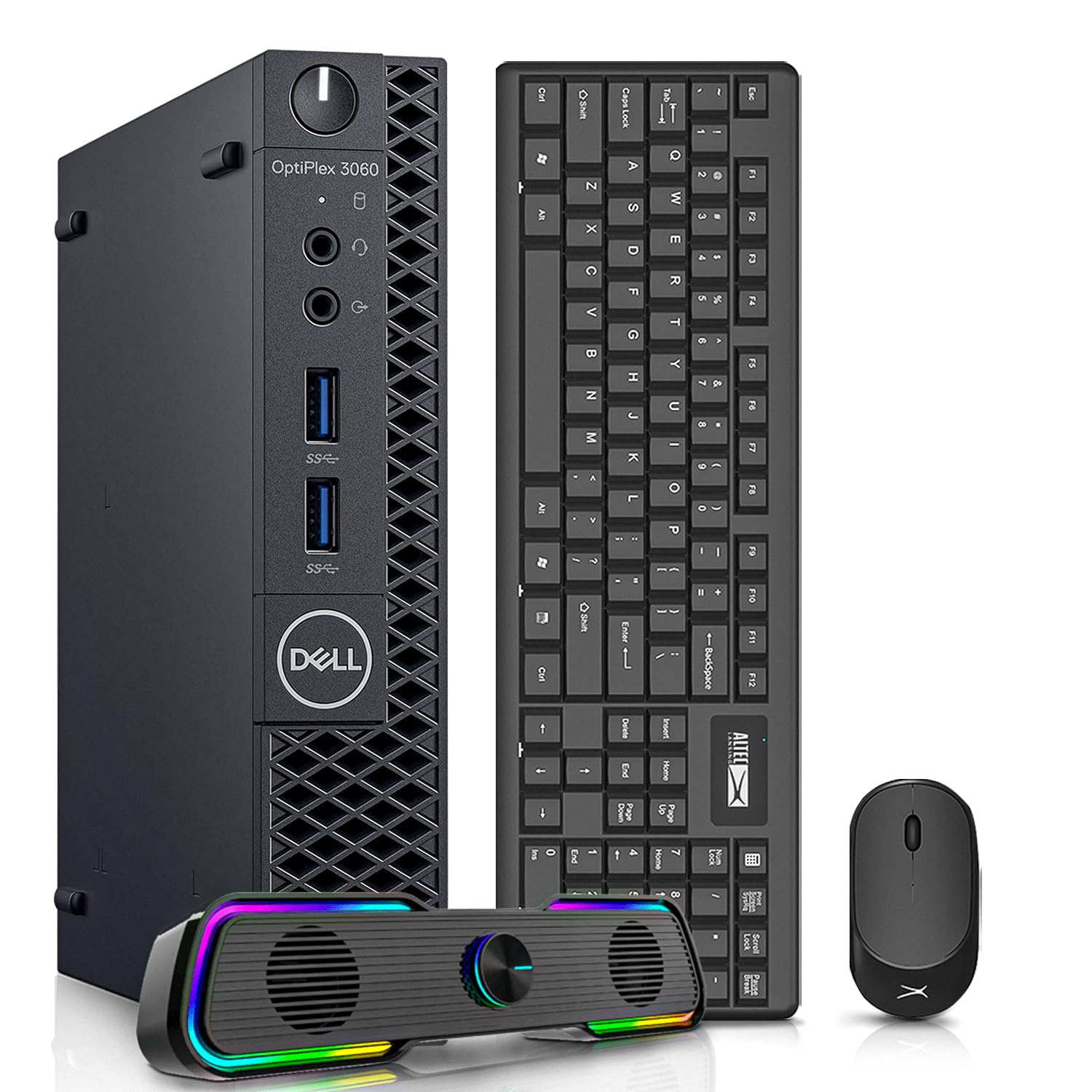 Dell OptiPlex 3060 Mini PC Windows 11 Mini Computers,i5-8600T 6 Core 2.3GHz Up to 3.7GHz,32GB Ram 512GB M.2 NVMe SSD,Intel AX200 Built-in WiFi 6 Bluetooth 5.2,Refurbished Desktop (Renewed)