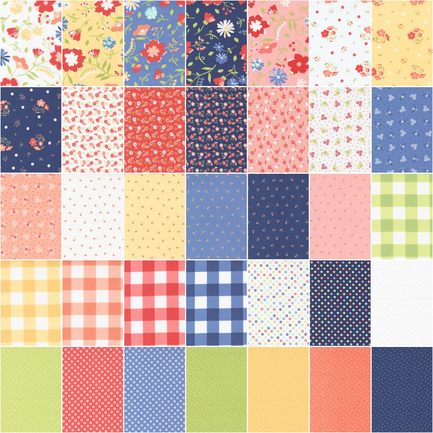 Corey Yoder Sunwashed Jelly Roll 40 2.5-inch Strips Moda Fabrics 29160JR