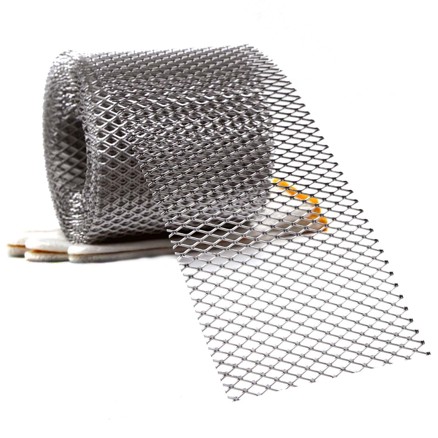 Carligo Gutter Guard, Leaf Filter Gutter Covers, Aluminum Screen Roll 6 Inch X 21 Feet for DIY Gutter Filter, Gutter Downspout Covers, Rain Gutter Leaf Guard, Leaf Filter Gutter Protection