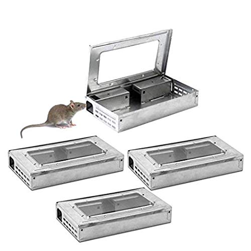 FPS 4 Tin Cat Style Mouse Live Trap with Window ONLY Sold
