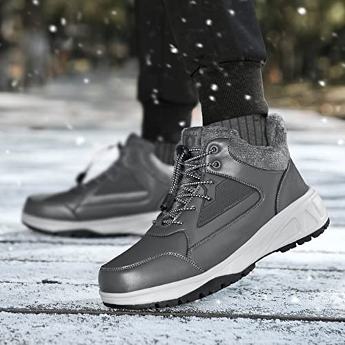 FASDNENDYS Athletic Running Shoes for Men's Breathable Mesh Sneaker Lightweight Comfortable Walking Jogging Gym Fitness Shoe Grey