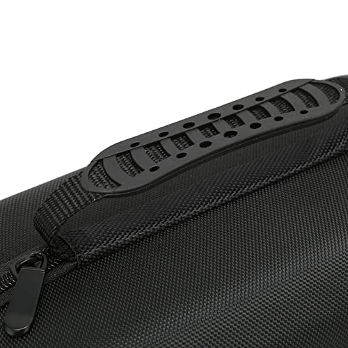 FECAMOS VR Headband Storage Bag, Double Zipper VR Headset Carrying Case Shockproof for Oculus Quest 2