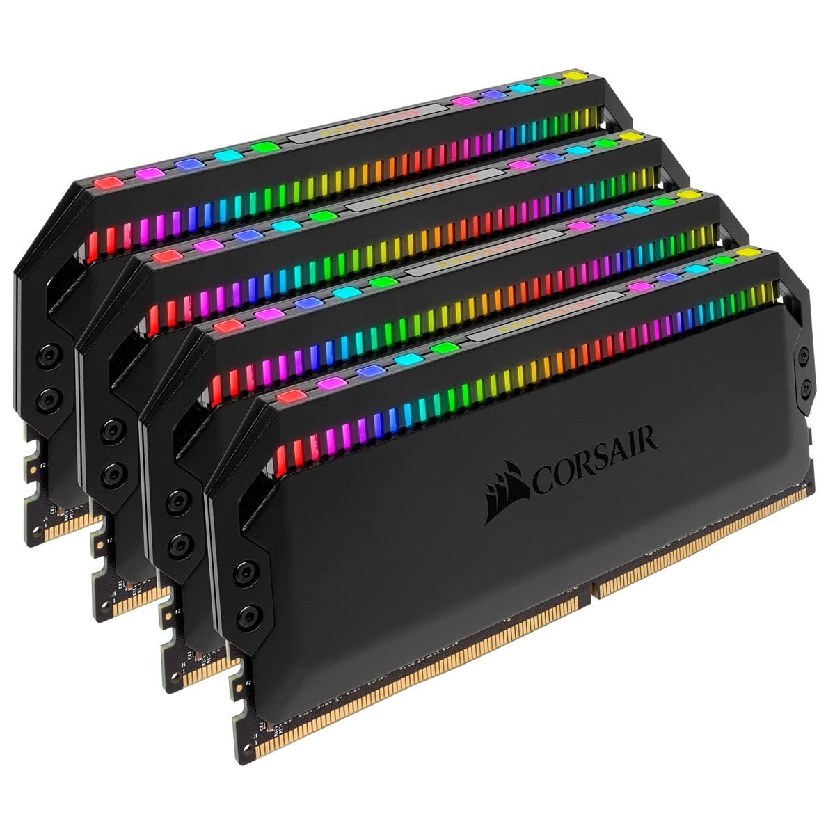 Corsair Dominator Platinum RGB 64GB (4x16GB) DDR4 3466 (PC4-27700) C16 1.35V Desktop Memory - Black