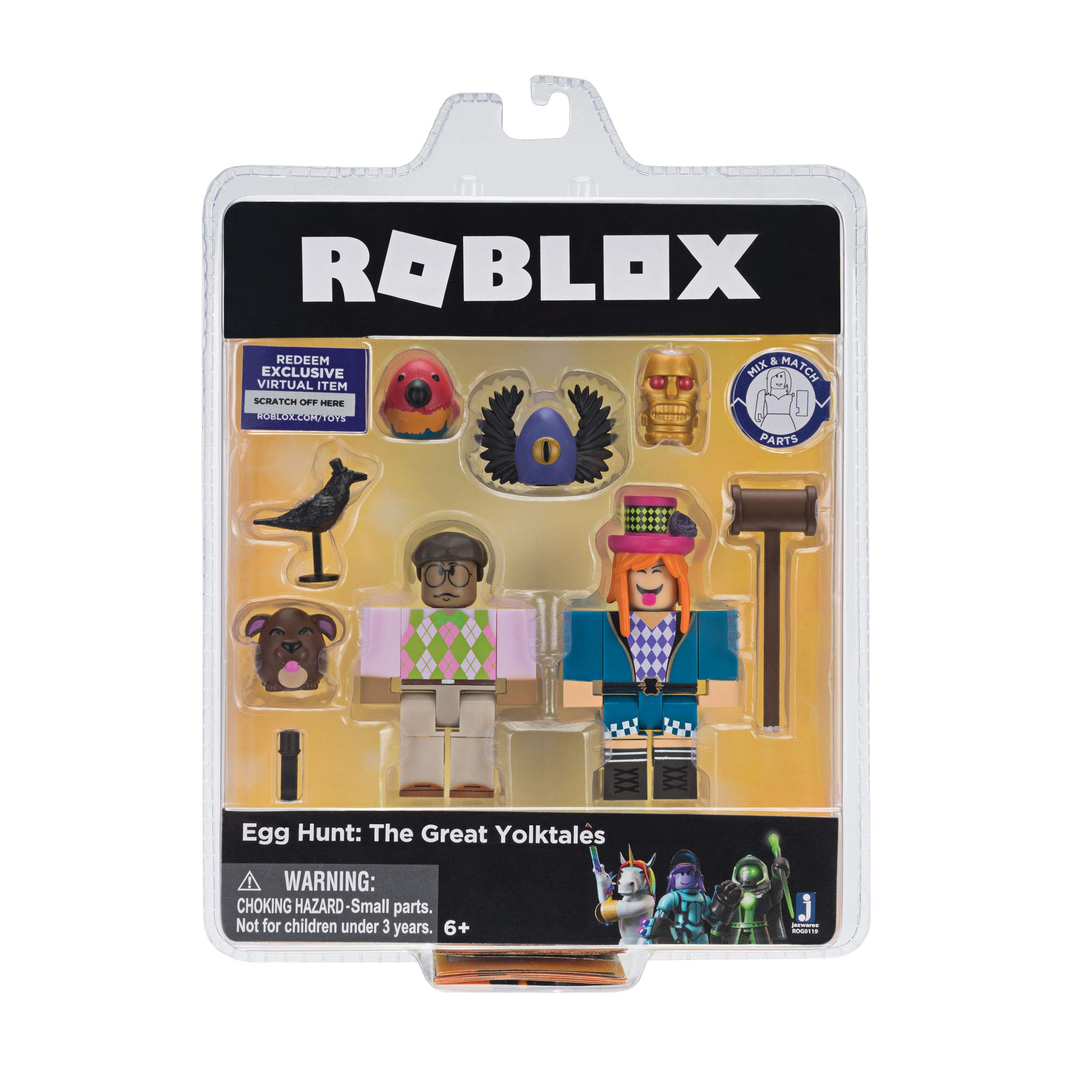 Roblox Celebrity Collection - Egg Hunt: The Great Yolktales Game-Pack [Includes Exclusive Virtual Item]