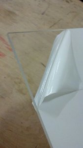 SIBE-R PLASTIC SUPPLY Acrylic Plexiglas Sheet 12" X 8" X 1/8" Clear