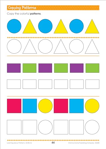 School Zone - Math Readiness Workbook - 64 Pages, Ages 5 to 7, Kindergarten to 1st Grade, Telling Time, Counting Money, Addition, Subtraction, and More (School Zone I Know It!® Workbook Series)