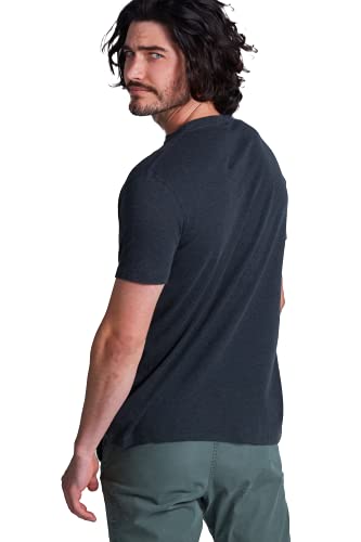 ONNO Men's Pima T-Shirt Heathered Basalt M