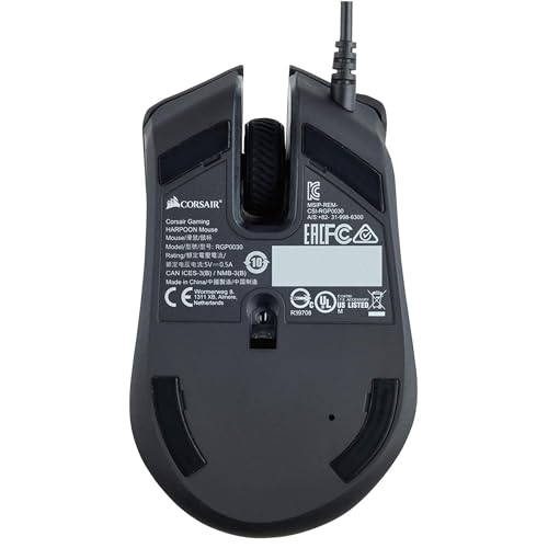 Corsair Harpoon PRO - RGB Gaming Mouse - Lightweight Design - 12,000 DPI Optical Sensor, Wired Pro