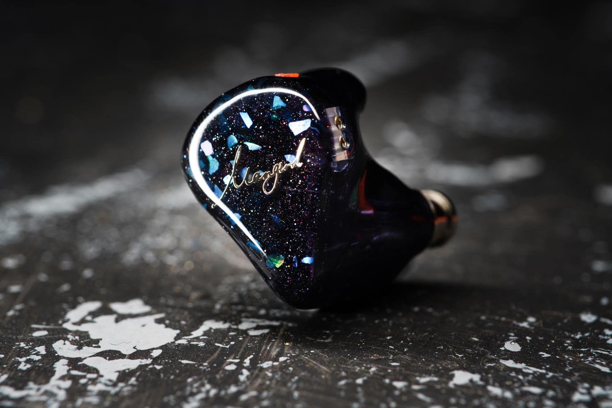 Linsoul Xenns Mangird Tea2 6BA + 1DD Hybrid IEM in-Ear Earphone with Hand-Created Faceplate, Detachable 2pin 6N OCC Cable for Audiophiles Musician(4.4mm, Mangird Tea2)