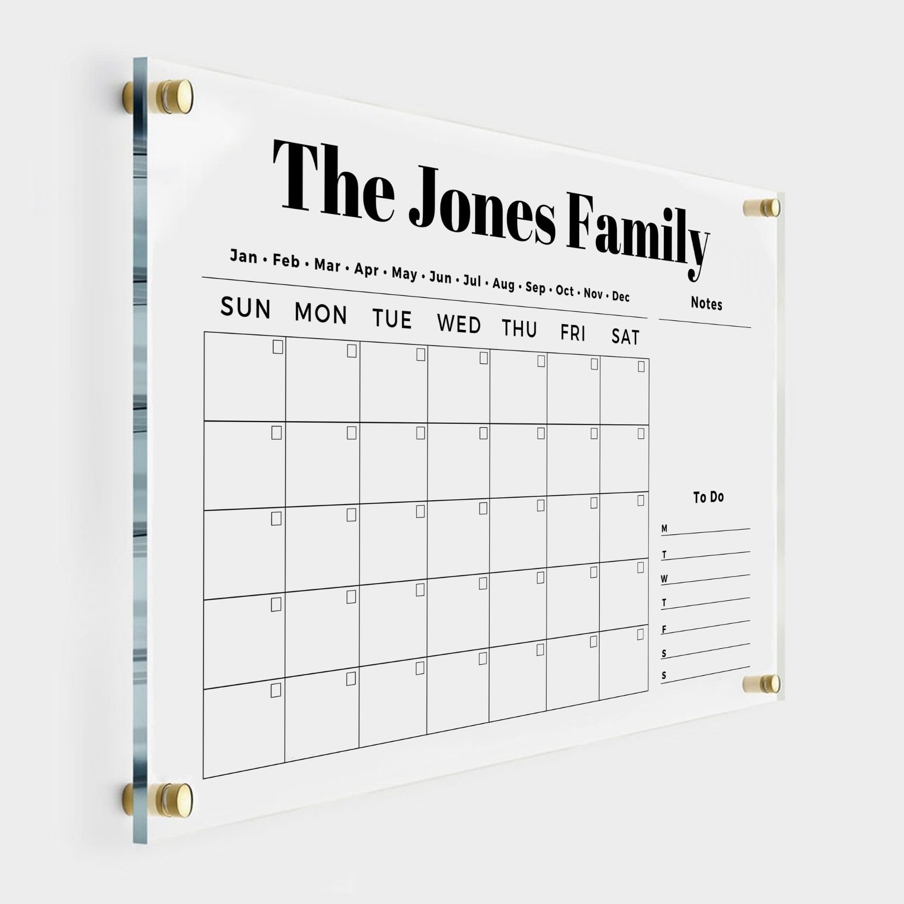 Custom Family Calendar Personalized Wall Calendar - Personalized Calendar 2024, Two Month Planner Family Calendar 2024 Calendar Marker (24"x18", Extra Package)
