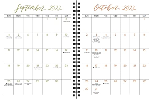 Scriptures and Florals 16-Month 2022-2023 Weekly/Monthly Planner Calendar