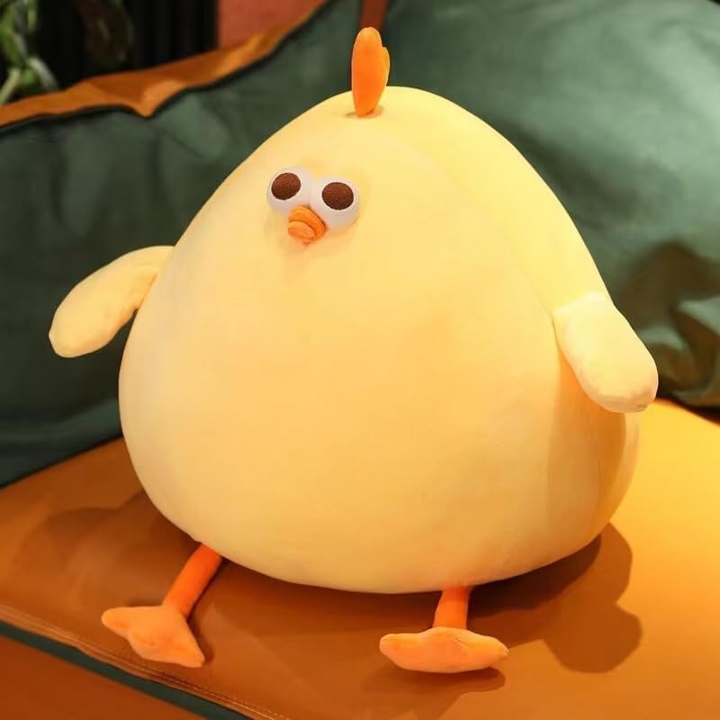 Hgplvxj Fat Chicken Plush Toy, Soft Mother Hen Plush Pillow Chicken Stuffed Animal Birthday for Kids(9inch)