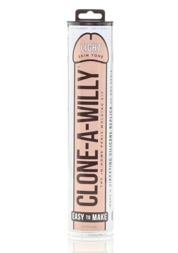 CLONE-A-WILLY - Silicone Penis Casting Kit for DIY Dildo (Light Skin Tone)