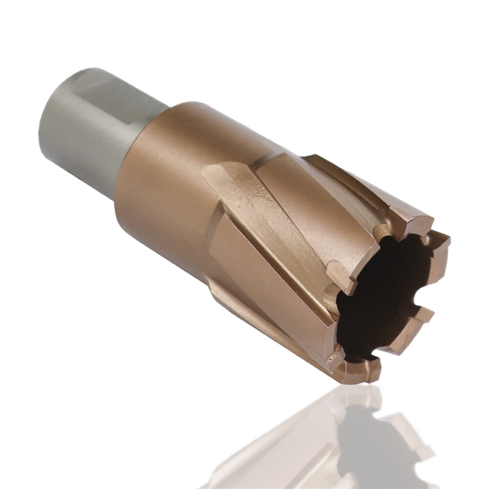 Hollow Drill Bit Coating Weldon Shank Carbide Annular Cutter Hole Saw Cutter Metal Hole Drill Bit 1Pcs (Color : 30x35mm)