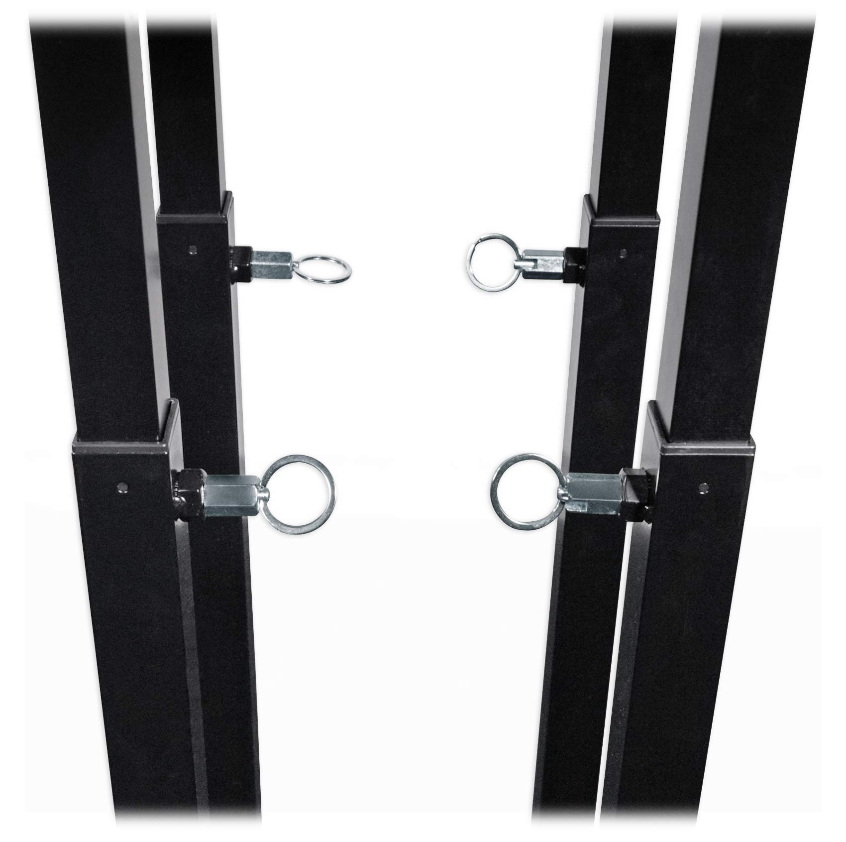 Rockville Totem Moving Head Light Stand+Black+White Scrims+Carry Bags, (RTP32B)