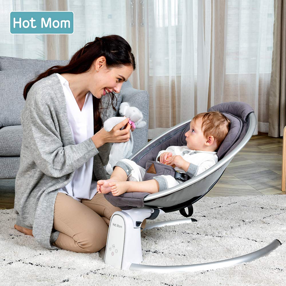 Hot Mom Luxury 360 Degree Rotation Baby Stroller and Electric Baby Swing