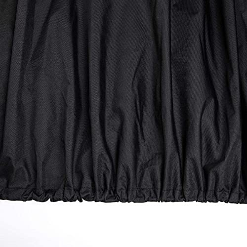 Himal Outdoors Fire Pit Cover- Heavy Duty Waterproof 600D Polyster with PVC Coating, Round Patio Fire Bowl Cover, 36 Inch, Black