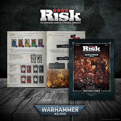 Risk Warhammer 40,000 Board Game | Based on Warhammer 40k from Games Workshop | Officially Licensed Warhammer 40,000 Merchandise | Themed Risk Game