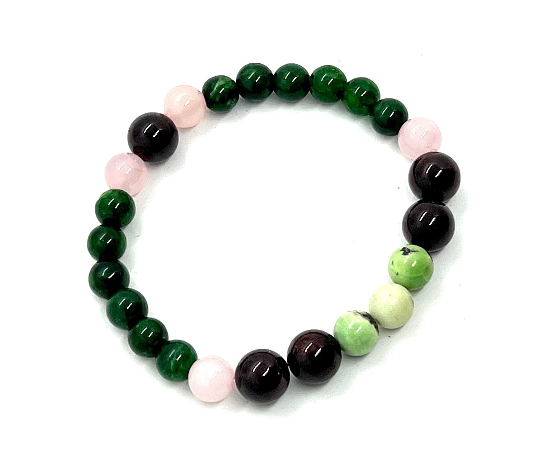 Crystals of Love Attraction Bracelet - Taurus Birthstone - Heart Chakra Association