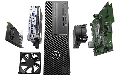 Dell Precision 3460 Desktop, i9-12900K, 64GB RAM, 2TB NVMe SSD, Nvidia Quadro T1000 4GB Graphics, DVDRW, USB C, HDMI, Mini-DisplayPort, AC Wi-Fi USB, BT, Windows 11 Pro