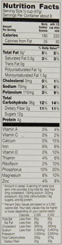 Cascadian Farm Organic Granola Cereal, Berry Cobbler, 13.5 Ounce (Pack of 6)