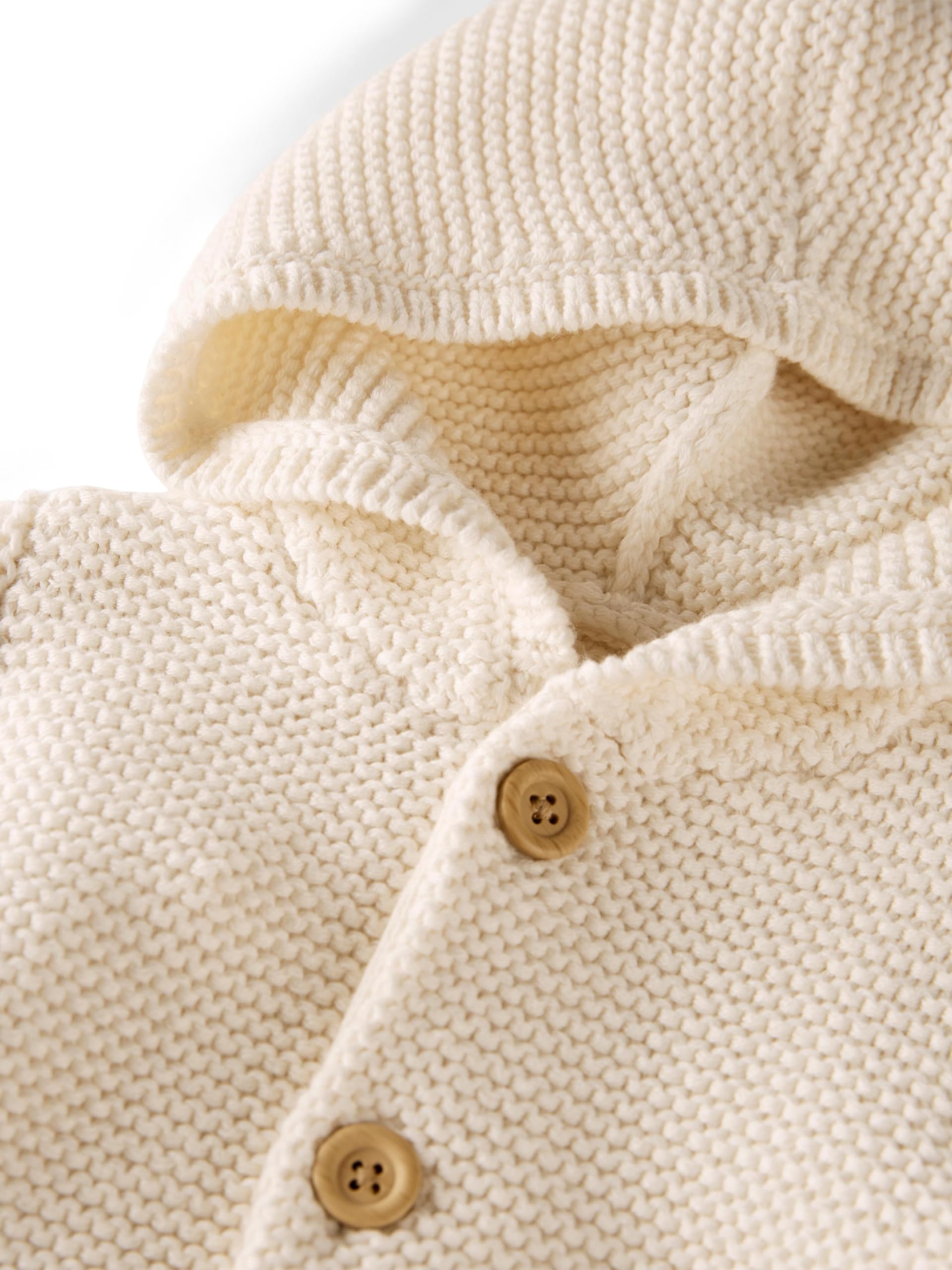 little planet by carter's unisex-baby Organic Cotton Signature Stitch Cardigan, Blush, 18 Months