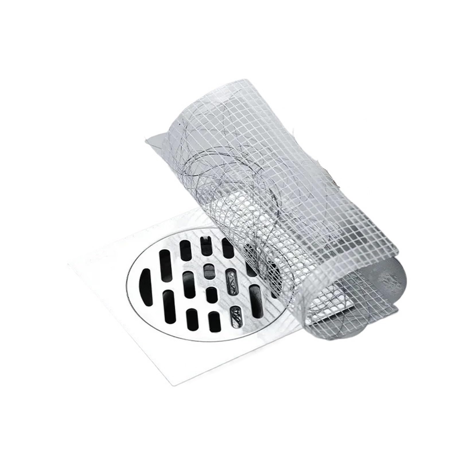 SBTRKT 5/10M Floor Drain Net Sticker Hair Filter Sink Bathtub Shower Strainer Mesh Tape Sewer Outfall Catchers Disposable Accessories (Color : 10M-1Roll)