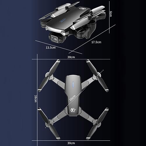 RKSTD Mini RC Drone With Camera - HD RC Drone For Kids, Fpv Adult Beginner RC Drone, One Button Takeoff/Landing, Gravity Sensor, Gesture Control, 3D Flip, Voice Control