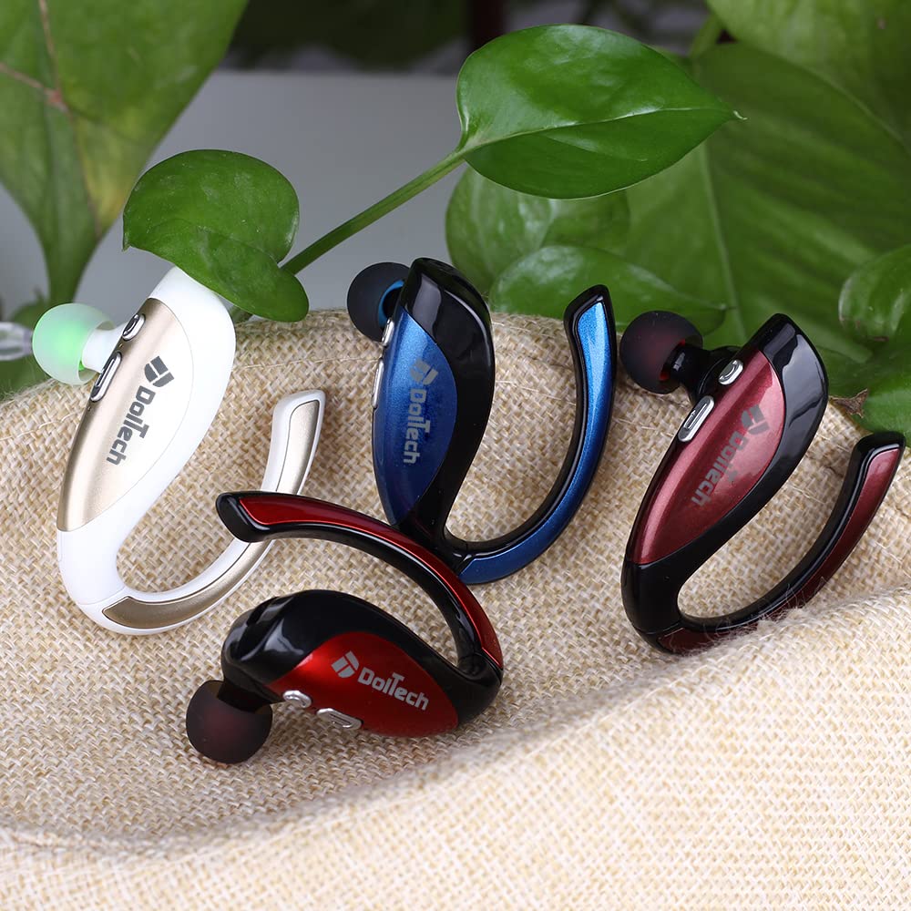 DolTech True Wireless Earbuds, Bluetooth 5.0 in-Ear Sport Headphones, TWS Earphones, IPX7 Waterproof CVC8.0 Noise Cancelling Earphones with Mic