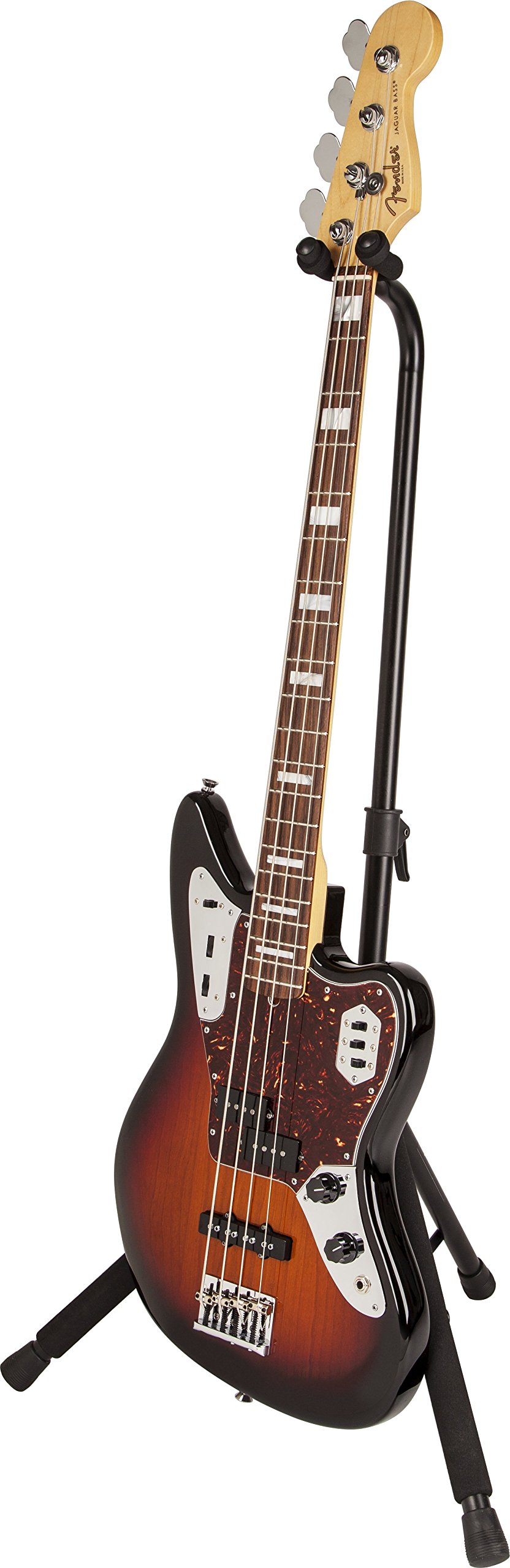 Fender Deluxe Hanging Guitar Stand & Professional Series Instrument Cable, Straight/Straight, Black, 10ft