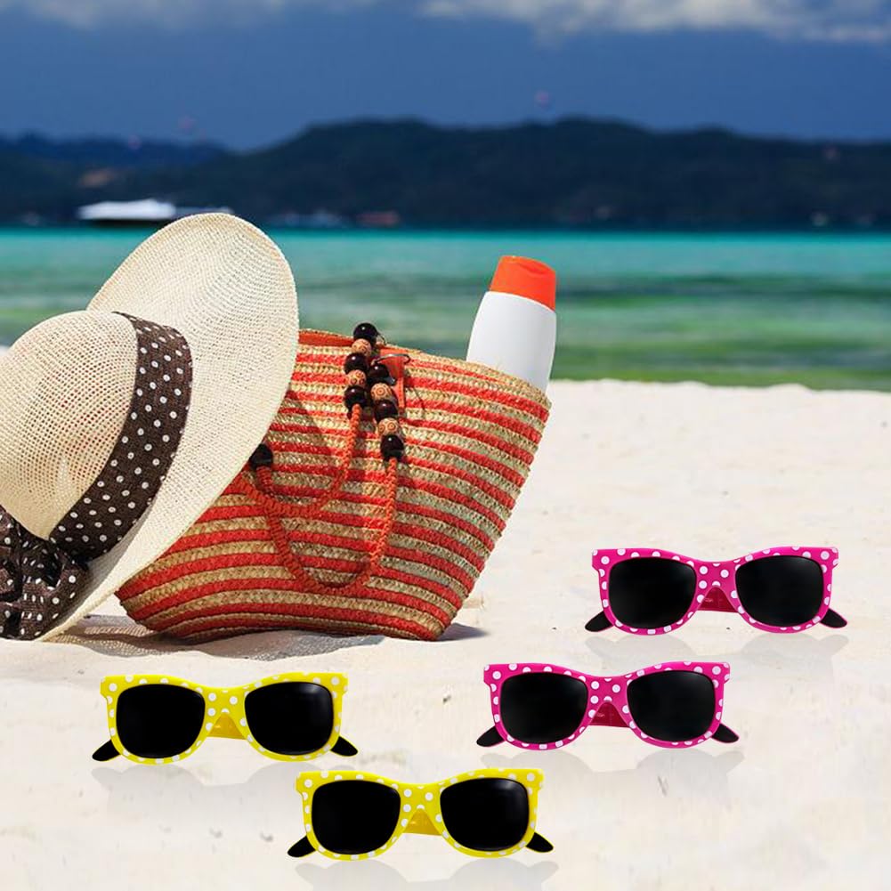 Kirmoo 2 Pieces Beach Towel Clips for Beach Pool & Cruise Chairs,Plastic Clothes Pins Beach Towel Holders Secure Clips Jumbo Set of 2 (Hot Pink Sunglasses-2 Pack)